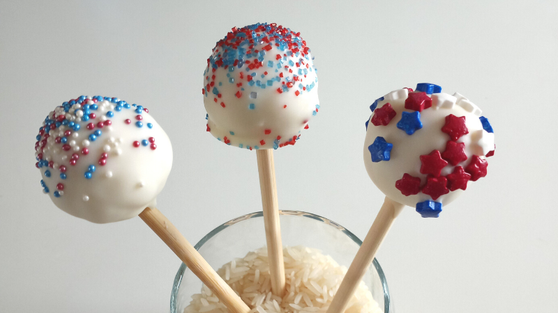 How To Make 4th Of July Cake Pops